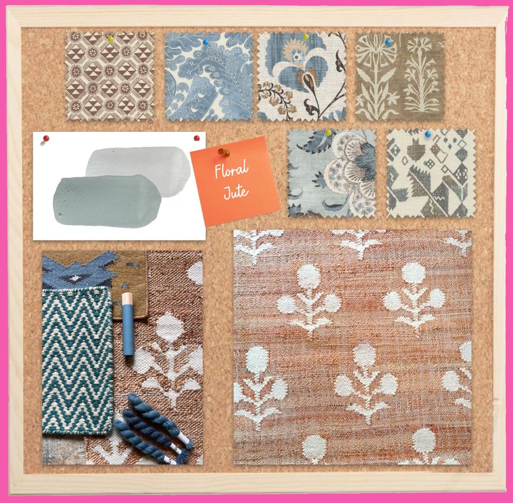 Floral Jute Rug – Bombay Sprout Ltd