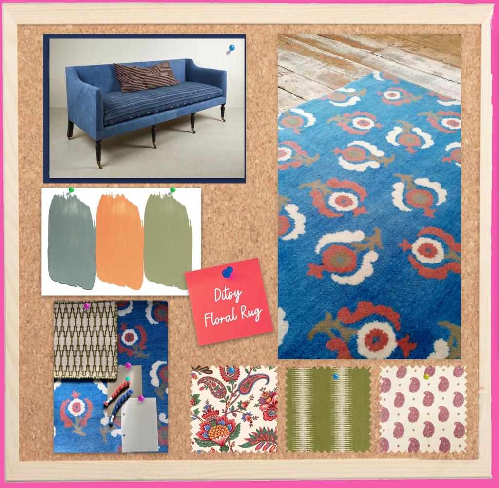 Ditsy Floral Hand Knotted Rug – Bombay Sprout Ltd